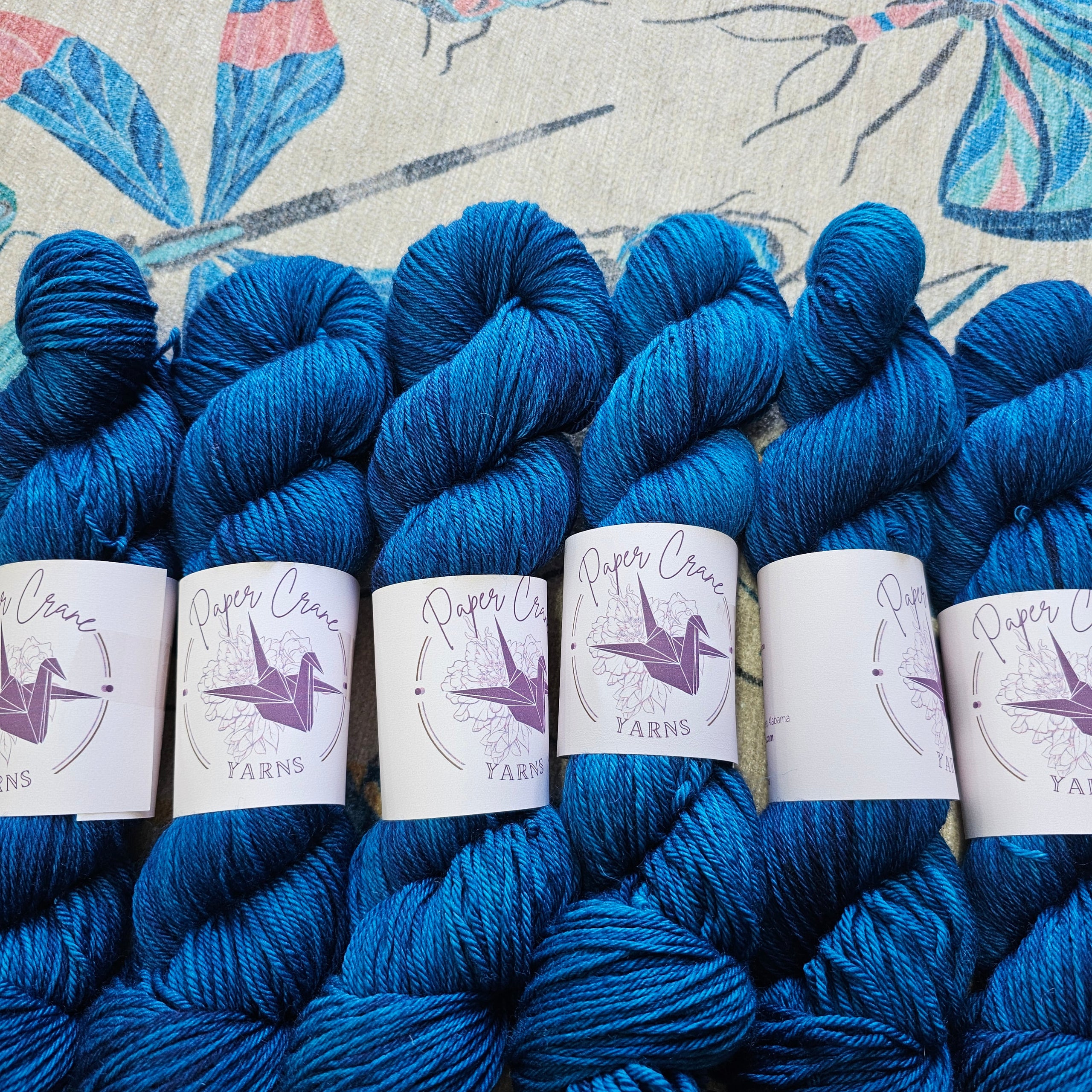 Blue Velvet | 100% Merino DK | Paper Crane Yarns