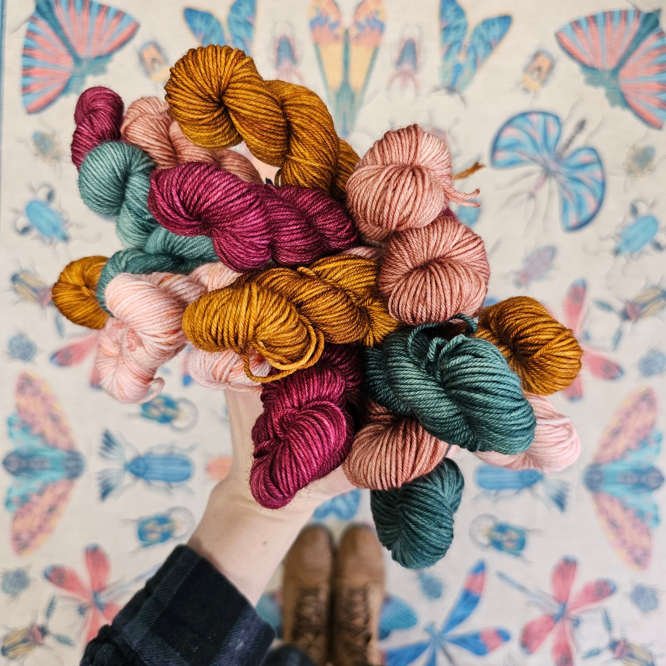 Favorites #01 Mini-Skein Bundle | 75/25 Merino Nylon Fingering | Paper ...